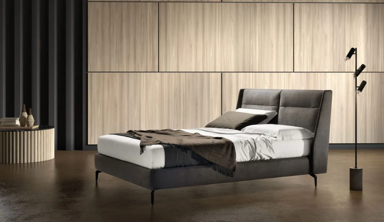 Lit avec tête de lit réglable Join de Bside.